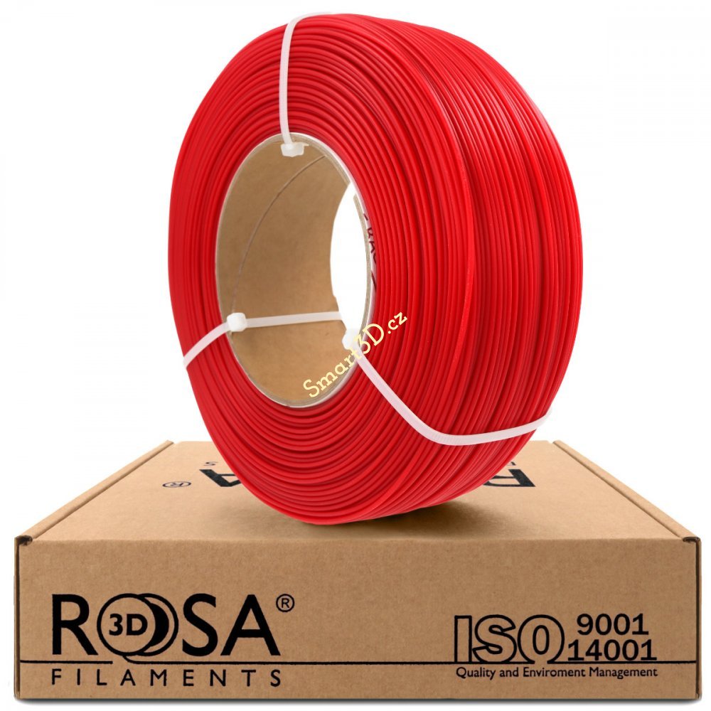 ReFill ROSA3D / PLA Starter / KARMÍNOVĚ ČERVENÁ / 1,75 mm / 1 kg ...