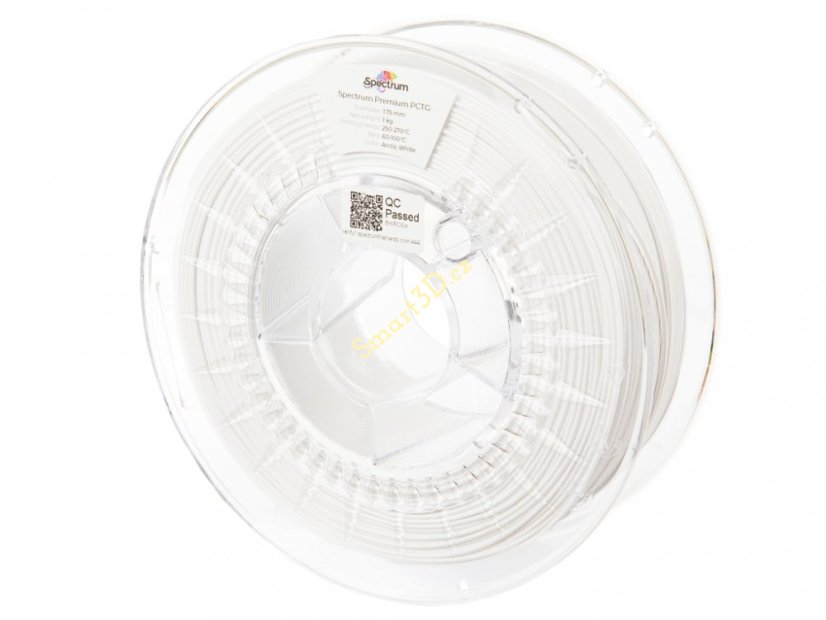 Filament SPECTRUM / PCTG / BÍLA "ARCTIC" / 1,75 mm / 1 kg :: Smart3D.cz