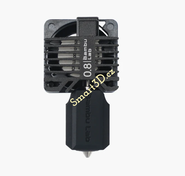 Complete hotend assembly with hardened steel nozzle 0,8 mm - P1 :: Smart3D.cz