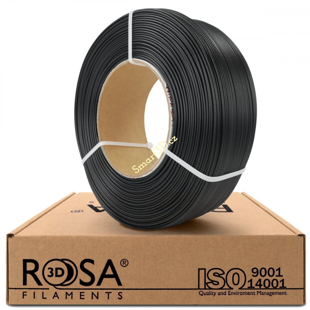 ReFill ROSA3D / PETG / CARBON LOOK / 1,75 mm / 1 kg :: Smart3D.cz