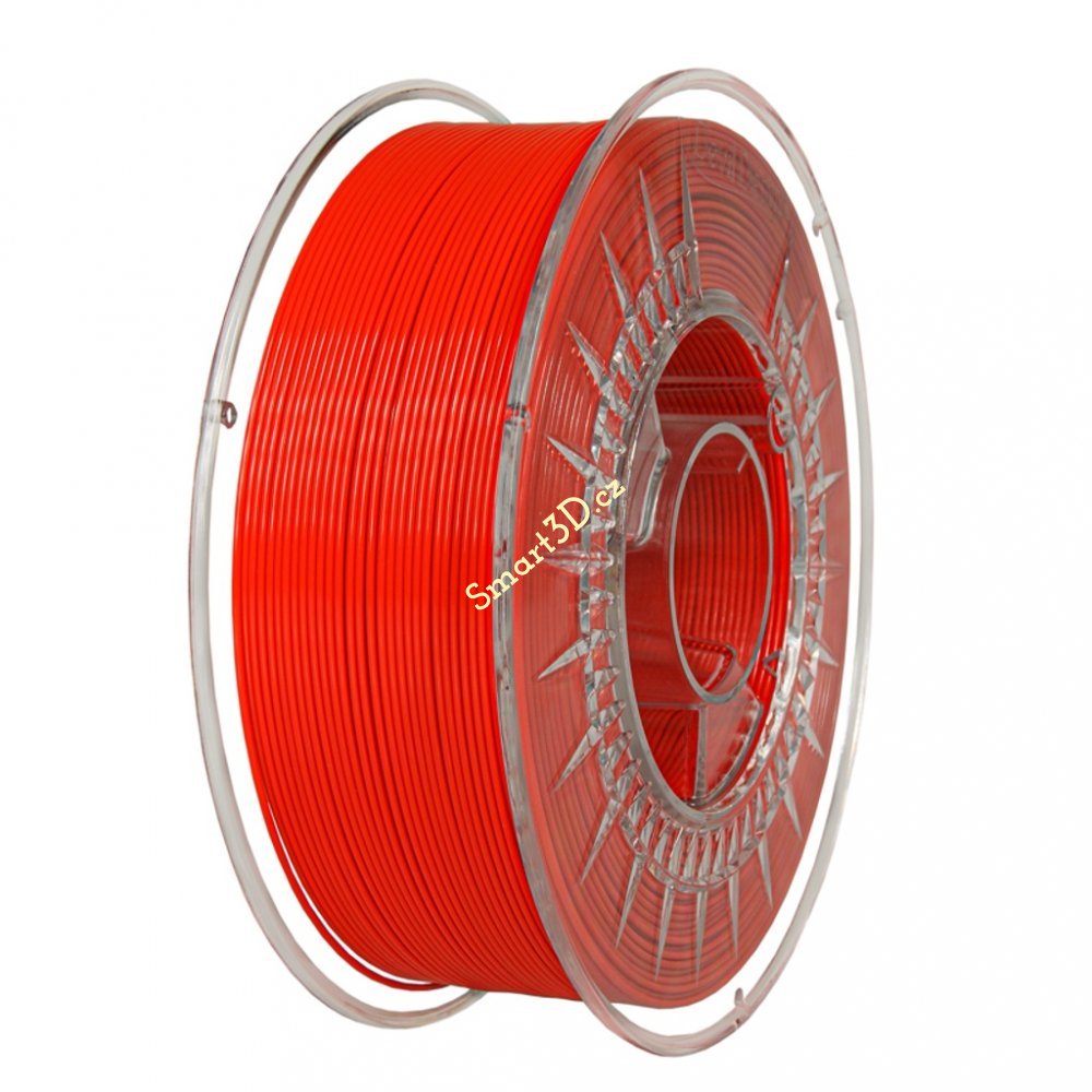 Filament DEVIL DESIGN / PLA / JASNĚ ČERVENÁ / 1,75 mm / 1 kg. :: Smart3D.cz