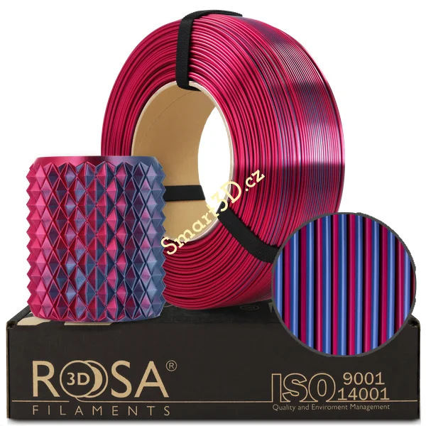 ReFill ROSA3D / PLA MAGIC SILK / MIDNIGHT CITY / 1,75 mm / 1 kg :: Smart3D.cz